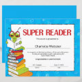 Super Reader Student Recognition Certificates | Zazzle