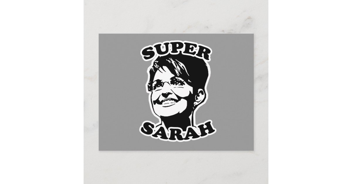 Super Sarah Postcard | Zazzle