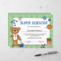 Super Scientist Student Recognition Certificates | Zazzle