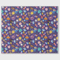 Super Simple Characters Birthday Pattern Wrapping Paper | Zazzle