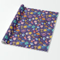 Super Simple Characters Birthday Pattern Wrapping Paper | Zazzle