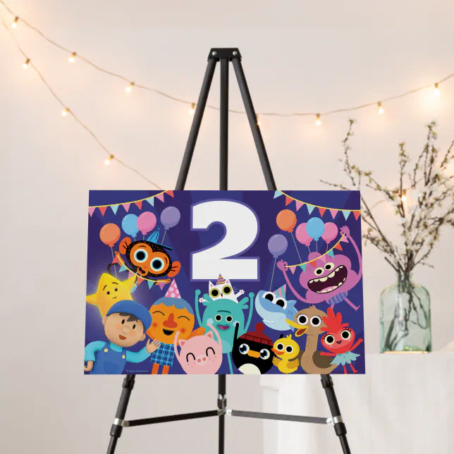 Super Simple Characters Festive Birthday Foam Board | Zazzle