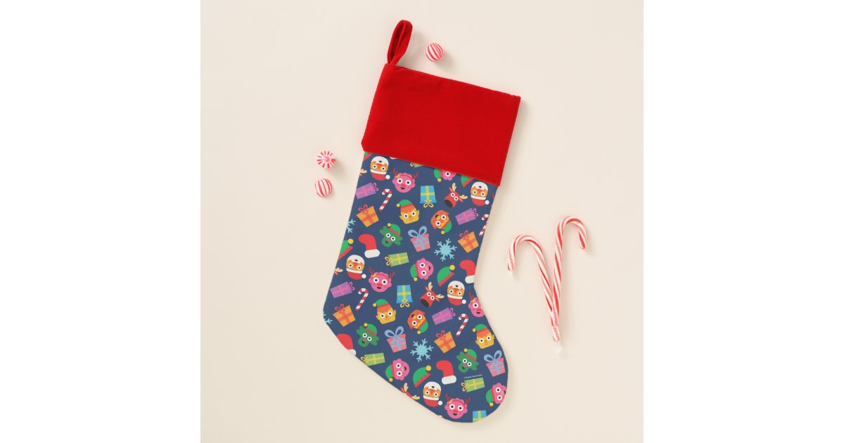 Super Simple Noodle and Pals Holiday Christmas Stocking | Zazzle