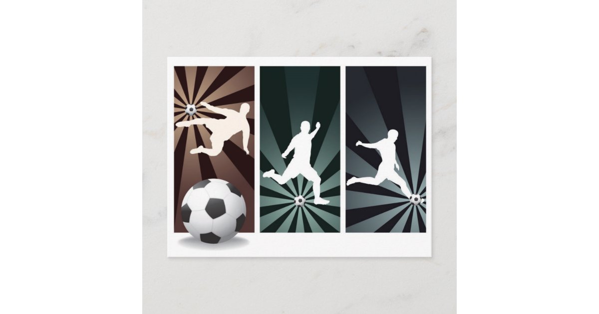 super-soccer postcard | Zazzle