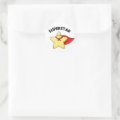 Super Star Funny Astronomy Pun Classic Round Sticker | Zazzle
