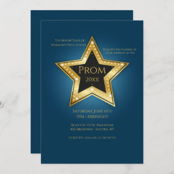 Super Star Prom Invitations | Zazzle