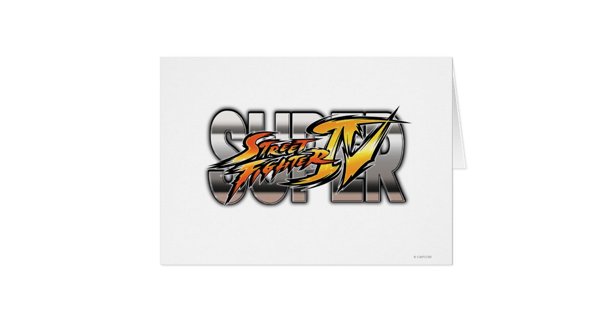 Super Street Fighter IV Logo | Zazzle