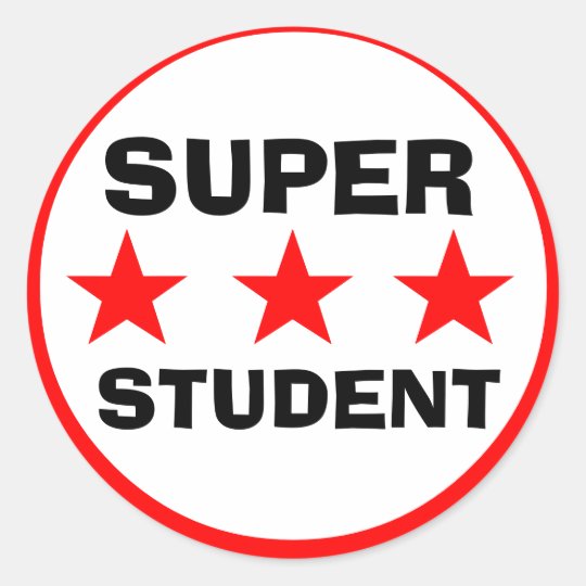Super Student School Sticker | Zazzle.com