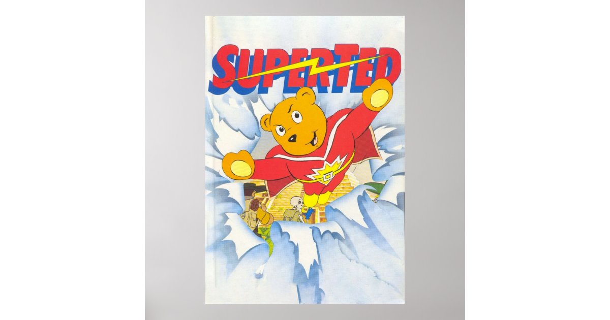 SUPER TED superted Poster | Zazzle