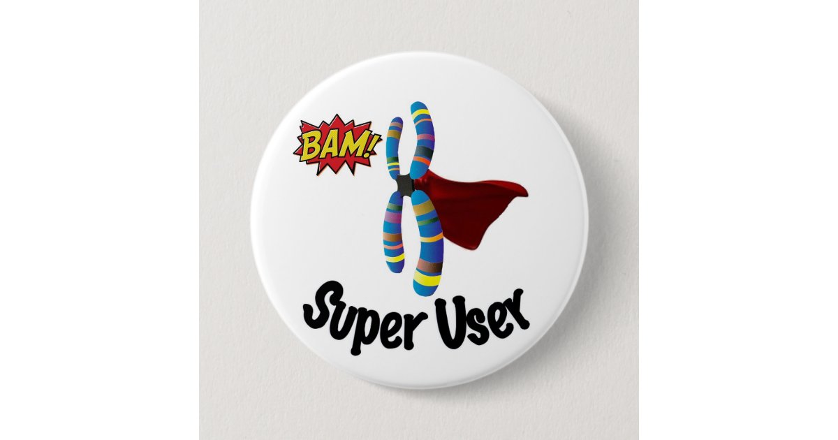 Super User Button | Zazzle