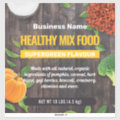 Superfood Product Label | Organic Food Label | Zazzle
