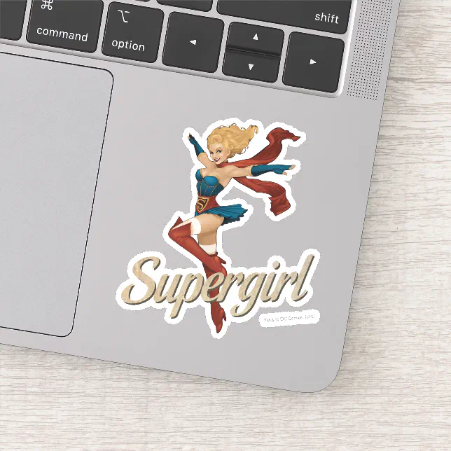 Supergirl Bombshell Sticker | Zazzle