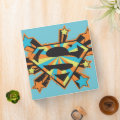 Supergirl Colorful Stars Logo Binder | Zazzle