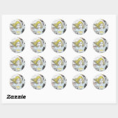 Supergirl Comic Capers 3 Classic Round Sticker | Zazzle