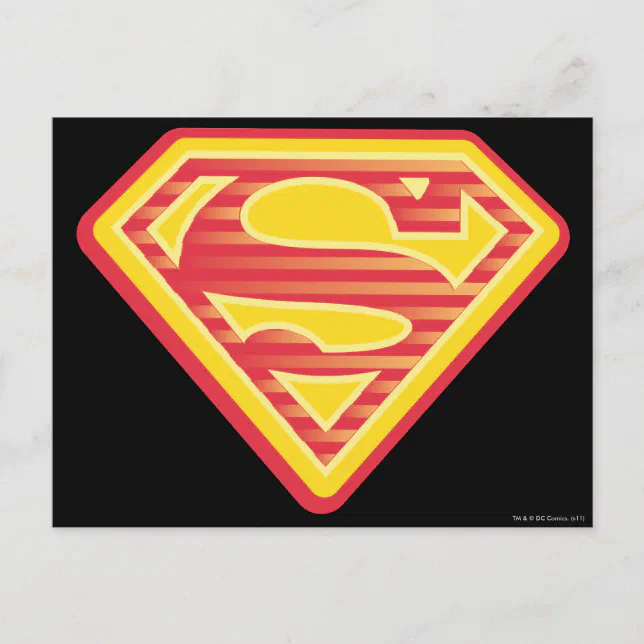 Supergirl Far-Out Logo Postcard | Zazzle