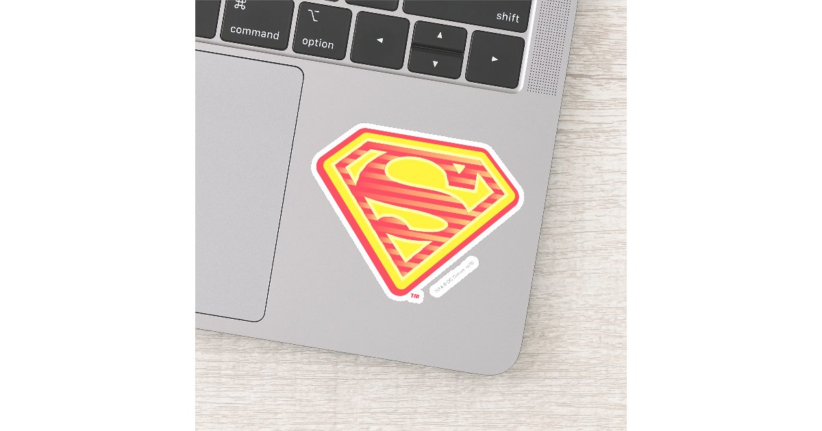 Supergirl Far-Out Logo Sticker | Zazzle