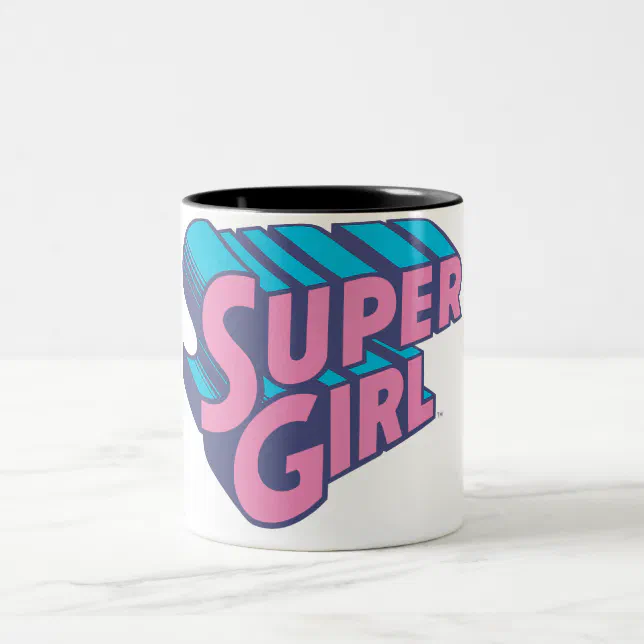 Supergirl J-Pop 10 Two-Tone Coffee Mug | Zazzle