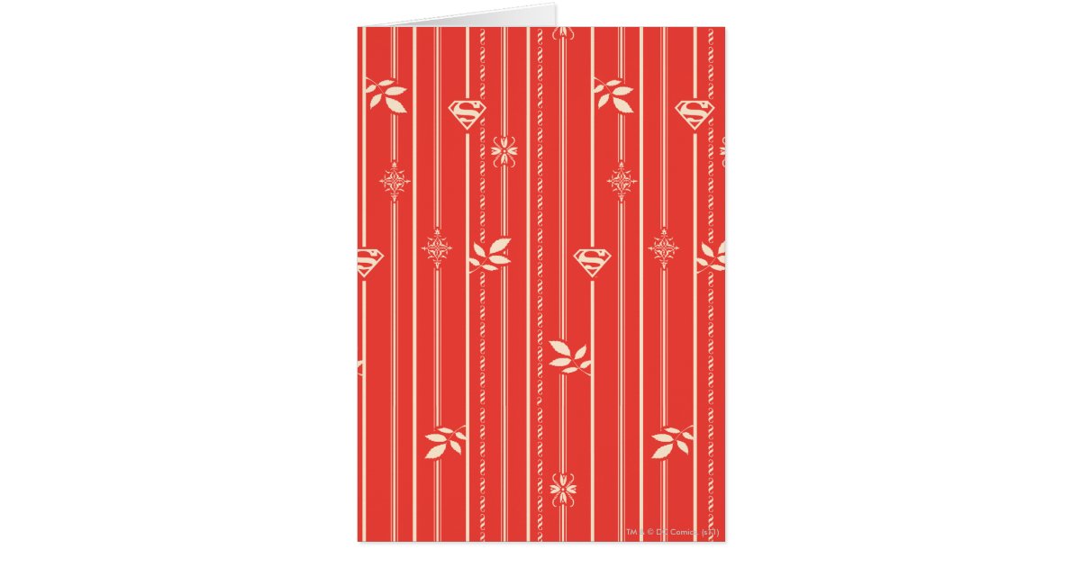 Supergirl Leaf Pattern Red | Zazzle