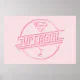Supergirl Pink Music Note Poster | Zazzle