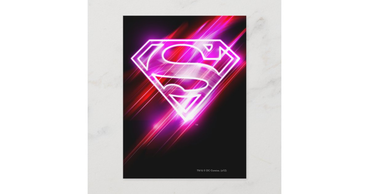 Supergirl Pink Postcard | Zazzle
