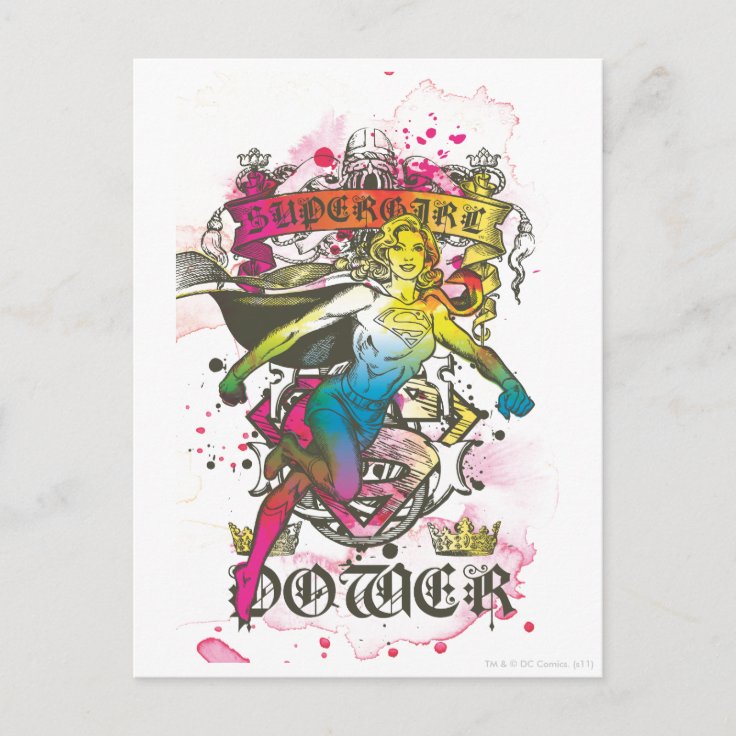 Supergirl Power Postcard | Zazzle