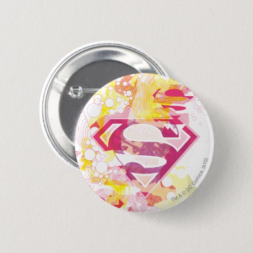 Supergirl Retro Logo Button | Zazzle