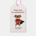 Superhero Animals Cute Kids Birthday Gift Tags | Zazzle