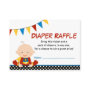 Superhero Bunting Diaper Raffle Ticket Enclosure Card | Zazzle
