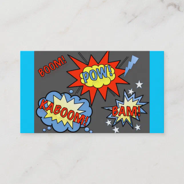Superhero Business Card | Zazzle