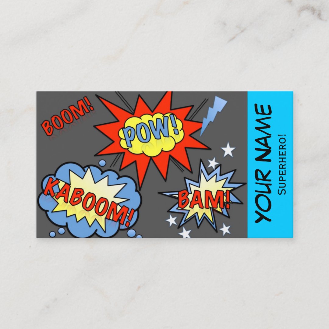Superhero Business Card 2 | Zazzle