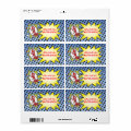Superhero Comic Book Labels | Zazzle