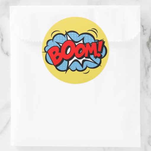 Superhero Comic Stickers | Zazzle
