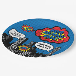 Superhero Custom Name Plate | Zazzle