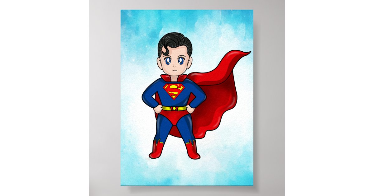 Superhero Kids Printable Poster - Fun Kids Factory | Zazzle