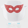 Superhero Masquerade Red Stars Face Shield | Zazzle