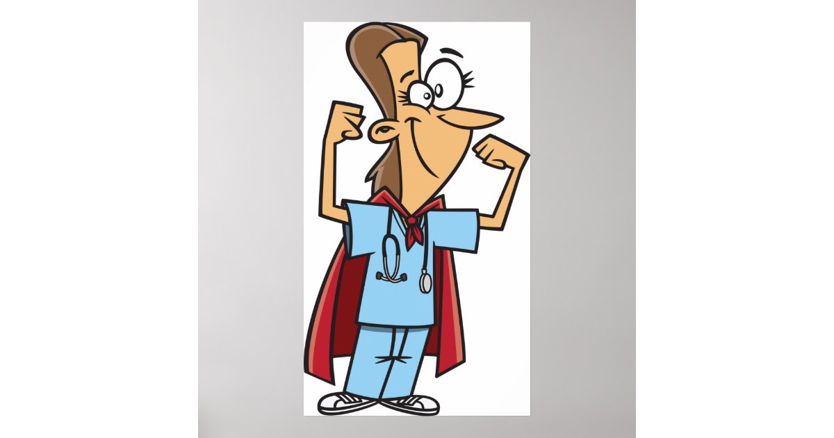 Superhero Nurse Poster | Zazzle