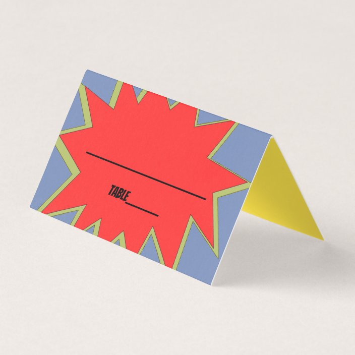 Superhero Place Cards | Zazzle.com