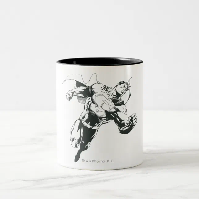 Superman 23 Two-Tone coffee mug | Zazzle
