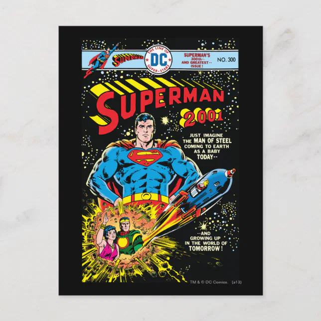 Superman #300 postcard | Zazzle