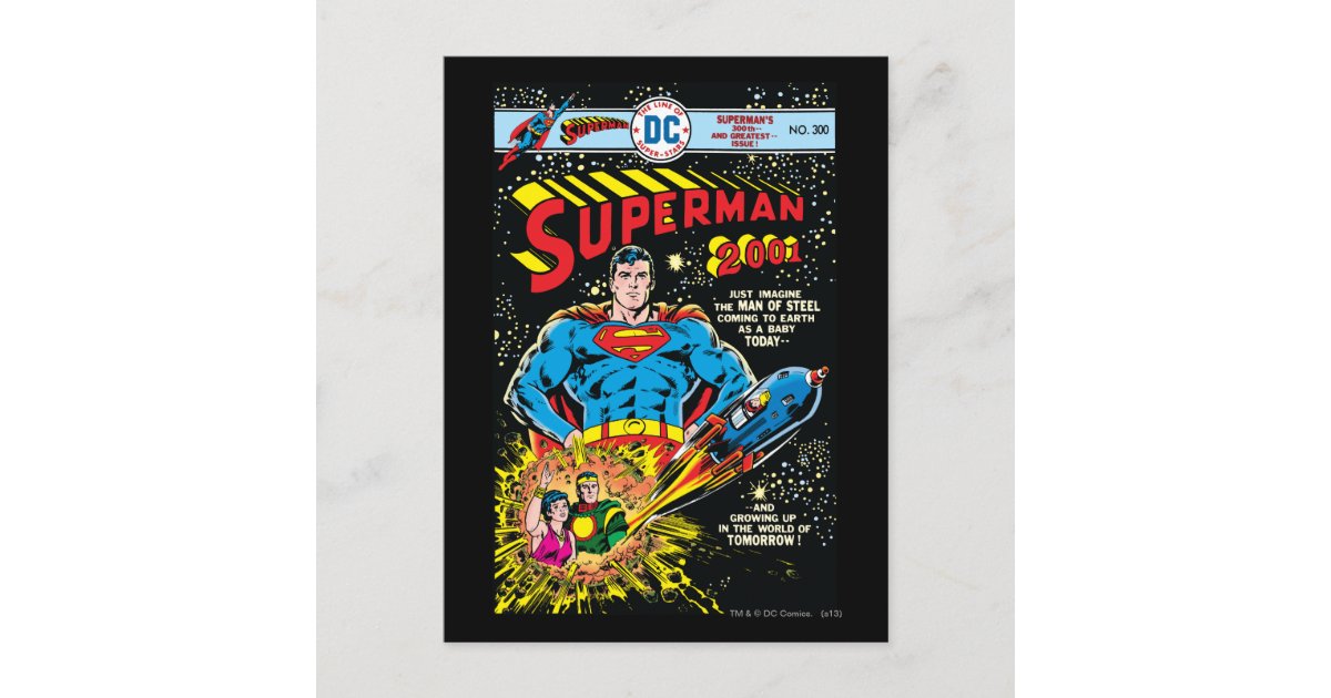 Superman #300 postcard | Zazzle