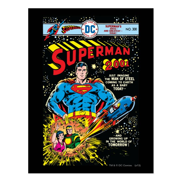 Superman #300 postcard | Zazzle.com