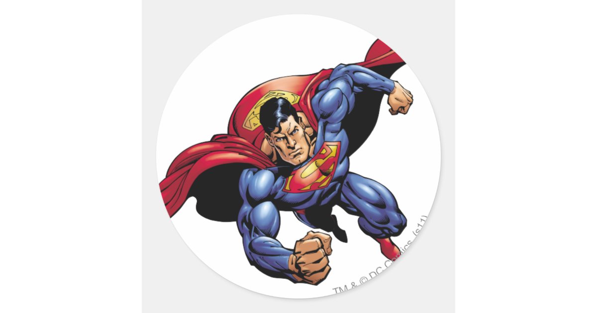 Superman 31 classic round sticker | Zazzle