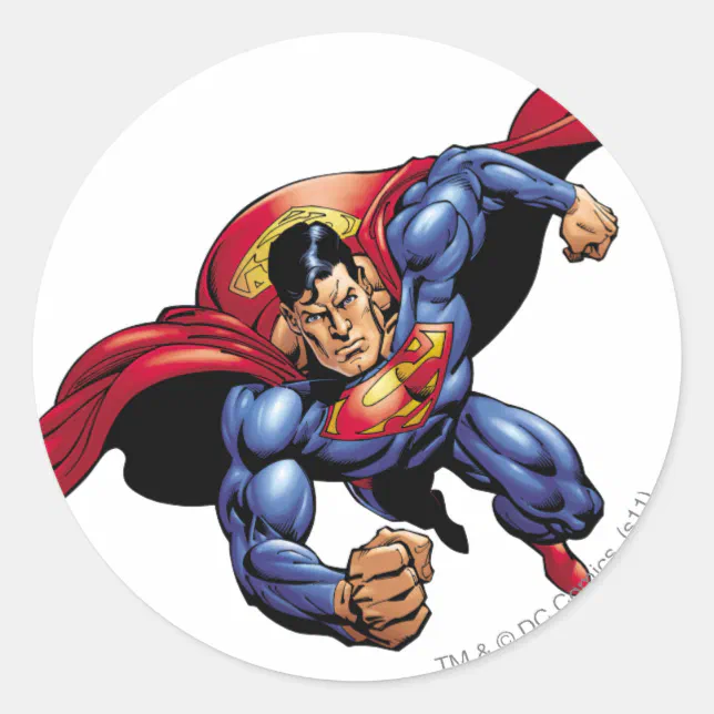 Superman 31 classic round sticker | Zazzle