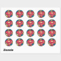 Superman 66 classic round sticker | Zazzle