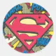 Superman 66 classic round sticker | Zazzle