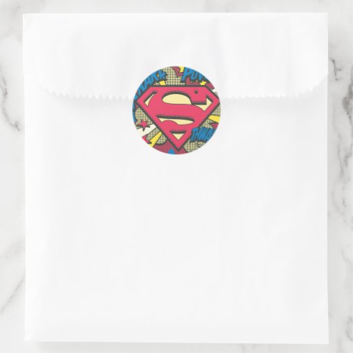 Superman 66 classic round sticker | Zazzle
