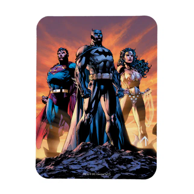 Superman, Batman, & Wonder Woman Trinity Magnet | Zazzle