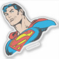 Superman Bust Smirk Sticker | Zazzle