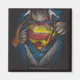Superman | Chest Reveal Sketch Colorized Magnet | Zazzle