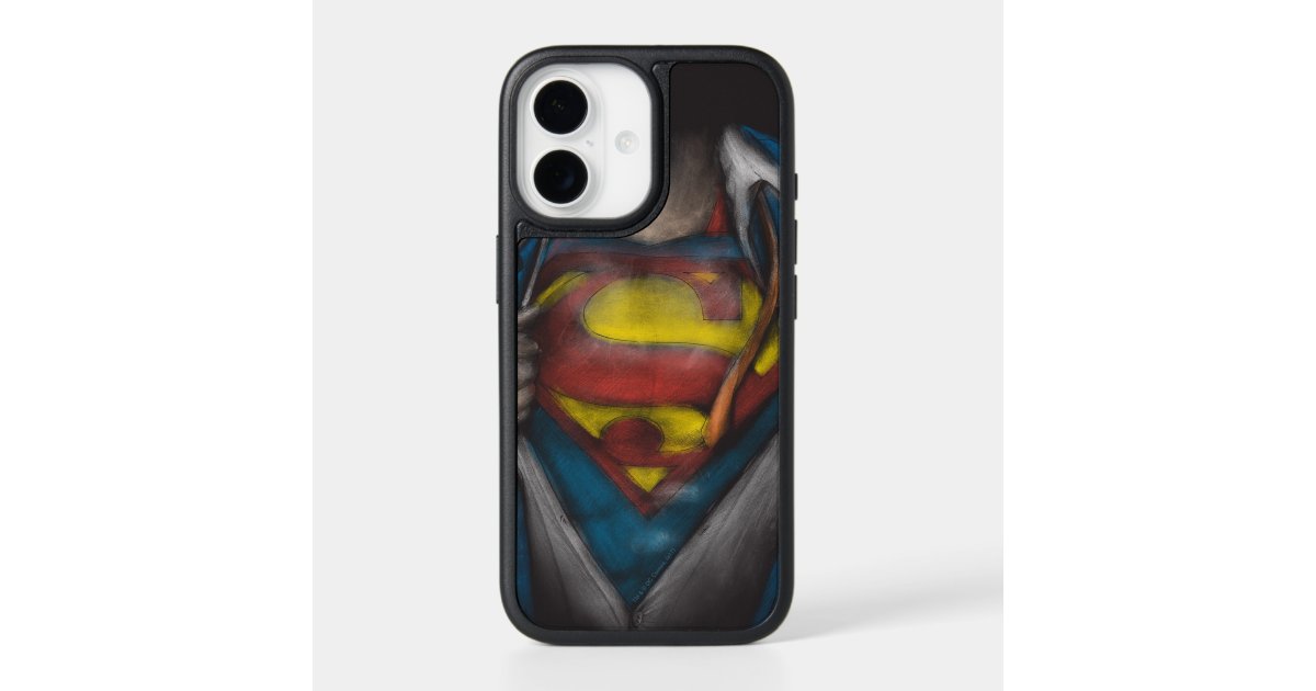 Superman | Chest Reveal Sketch Colorized Otterbox iPhone Case | Zazzle